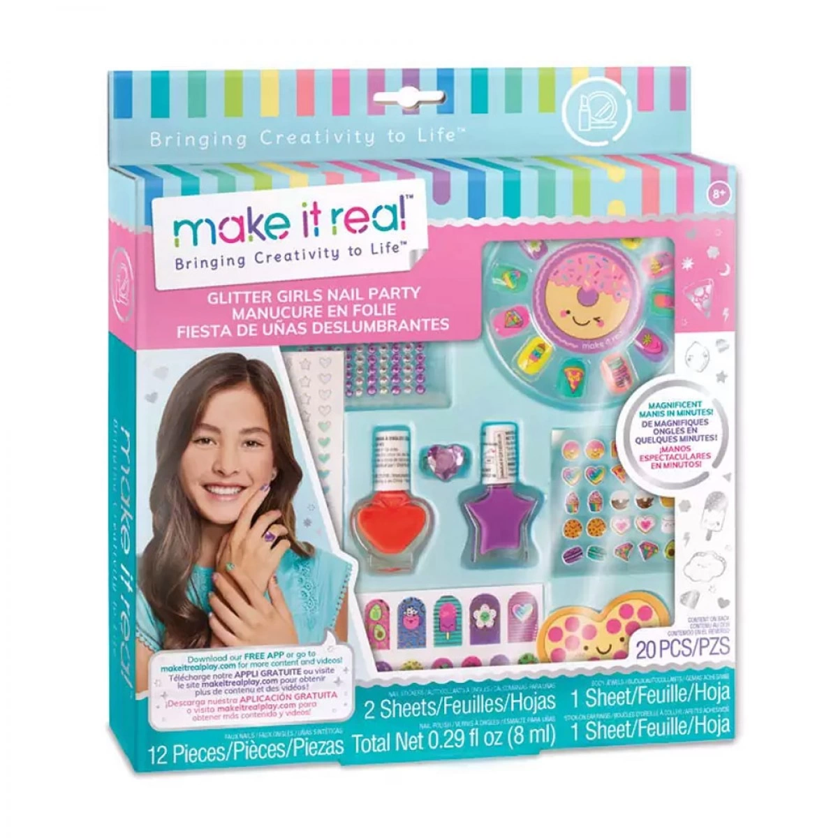 make it real-MAKE IT REAL GLITTER GIRLS NAIL PARTY 2306(2306 ...
